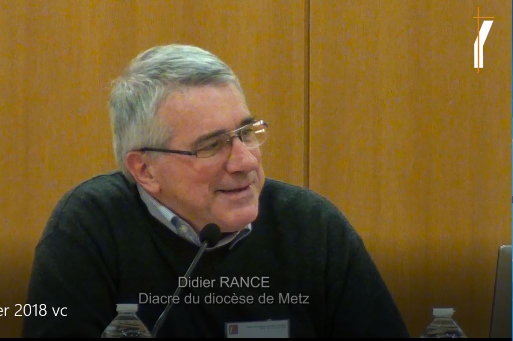 Interventions de Didier Rance - spiritualité diaconale - CND 2018